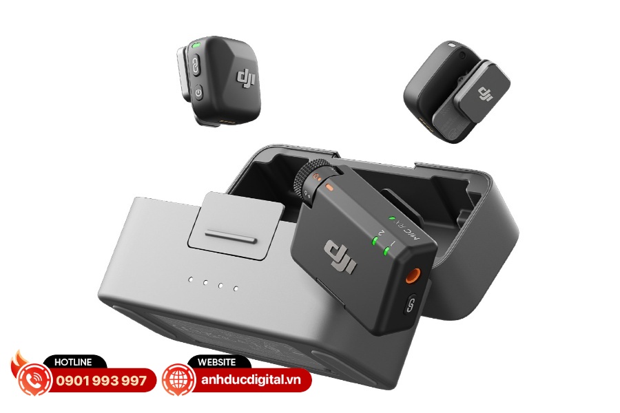 Giới thiệu DJI Mic Mini – Bộ micro siêu nhỏ thu âm đến 48 tiếng